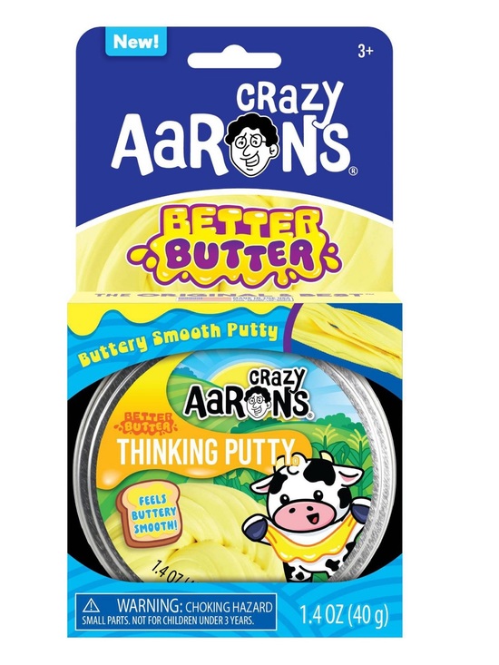 Crazy Aaron | Toys | Rare Crazy Aarons Better Butter Thinking Putty ...